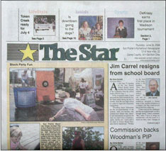 Sun Prairie Star. The Sun Prairie Star is in the Madison, WI DMA. The ...