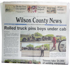 Wilson County News. The Wilson County News is a part of the community ...
